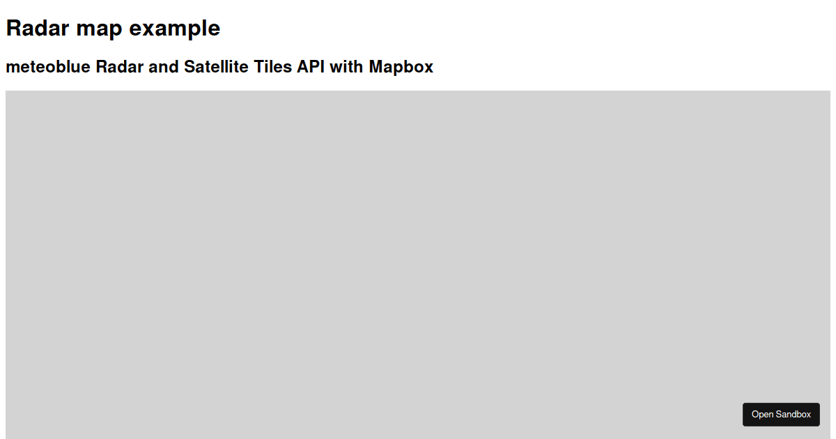 mapbox-radar-map-example - Codesandbox