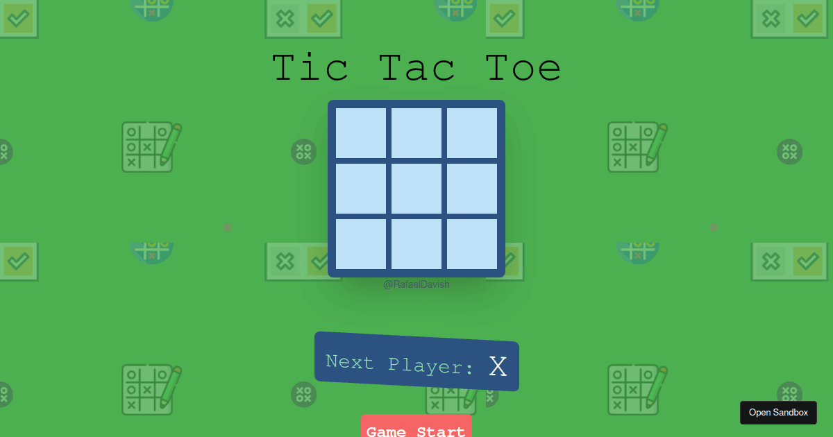 React Tic Tac Toe - Scrimba(remix) - Codesandbox