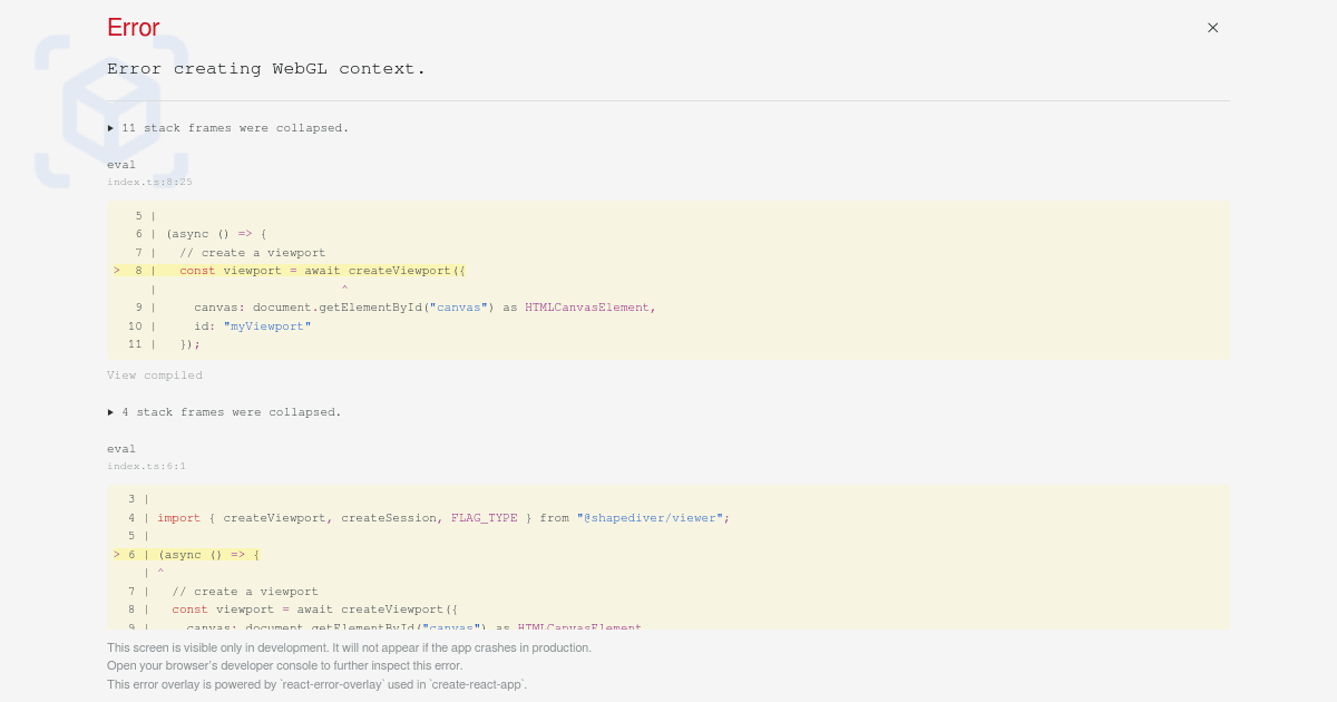 AR - hide objects - Codesandbox