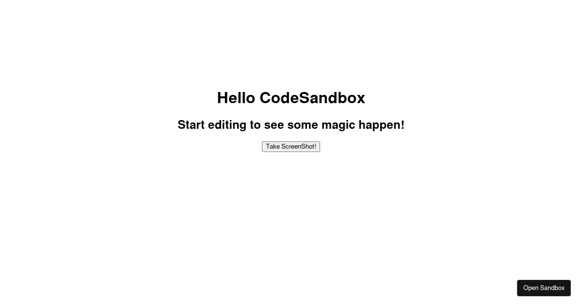 example-of-html2canvas - Codesandbox