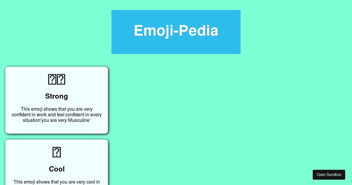 emojipedia - Codesandbox