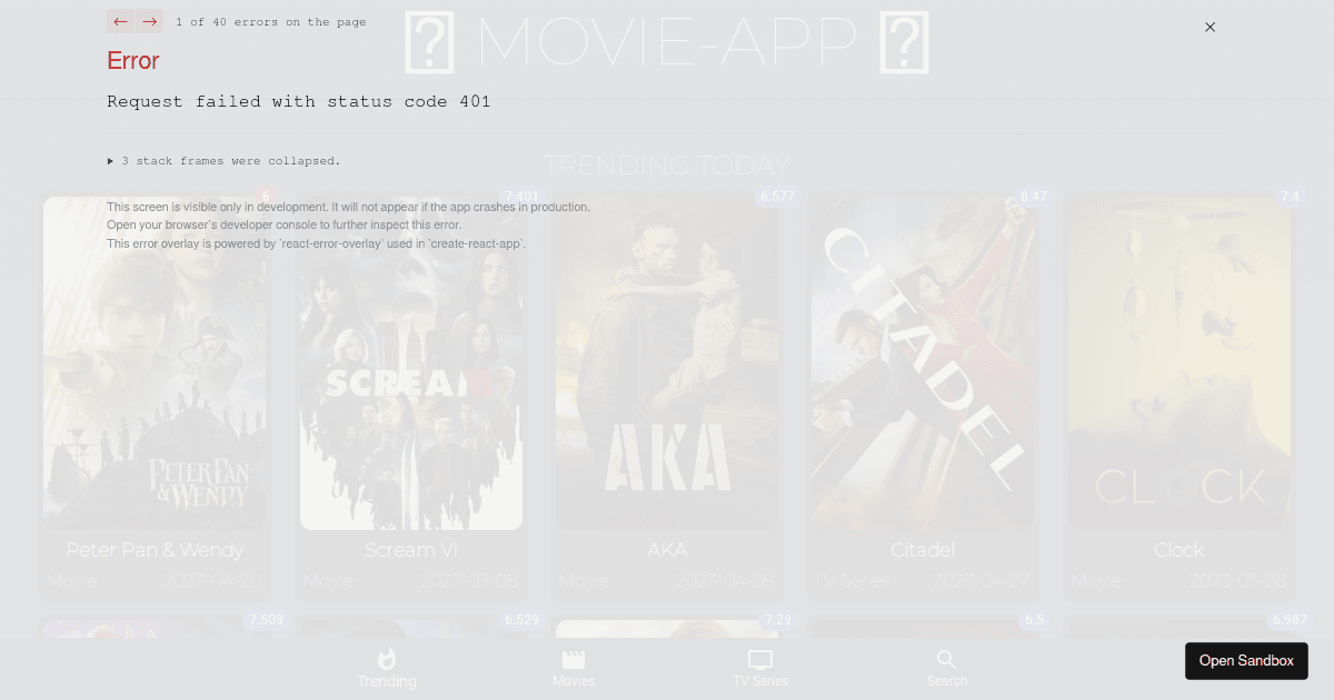 movie-app - Codesandbox