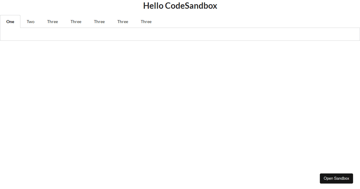 fomantic-tab-issue - Codesandbox