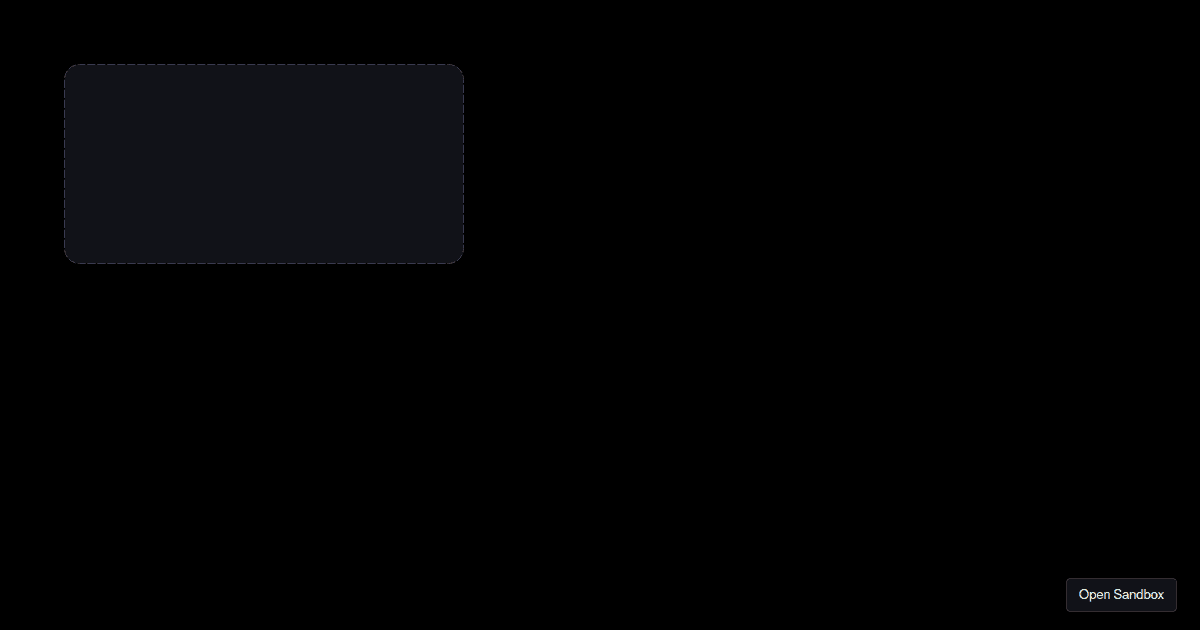 Dashed line animation - Codesandbox