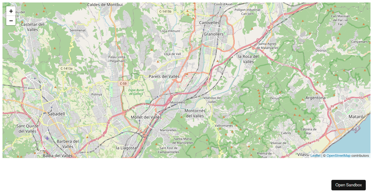 Geocoding in react-leaflet v.3.x - Codesandbox
