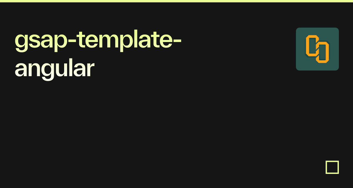 gsap-template-angular - Codesandbox