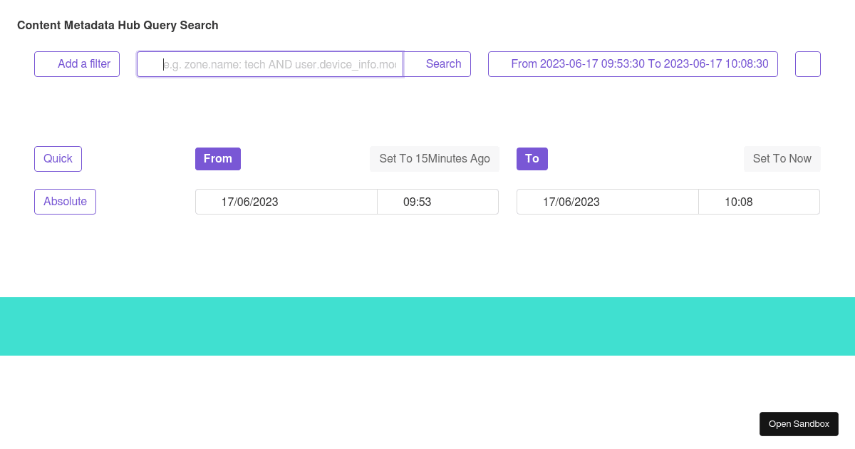 ElsQuery - Codesandbox