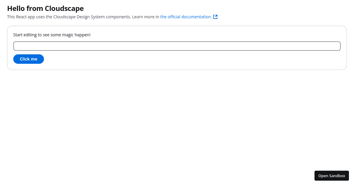 AWS Cloudscape (Typescript) - Codesandbox