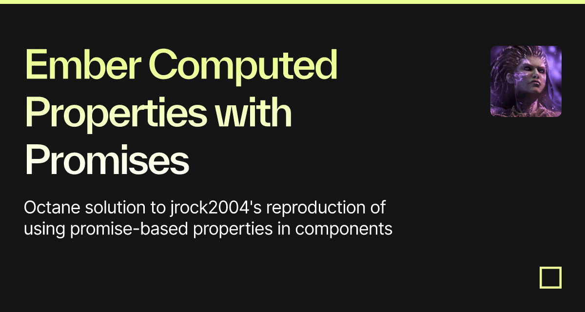 Ember Computed Properties with Promises - Codesandbox