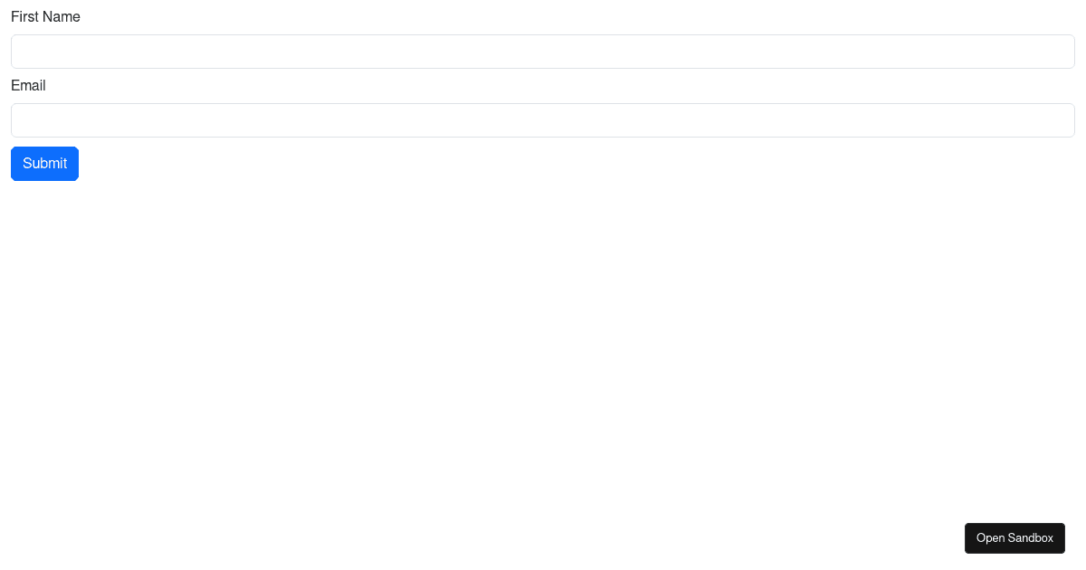 @formio/react-hidden-field-submit - Codesandbox