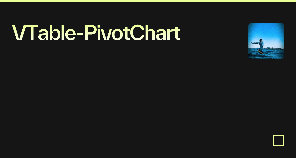 Vtable Pivotchart Codesandbox