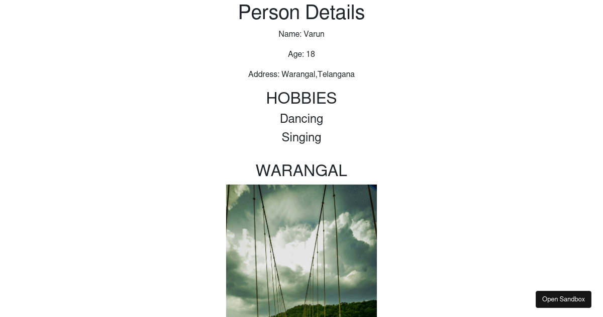 Assignment-1 - Codesandbox