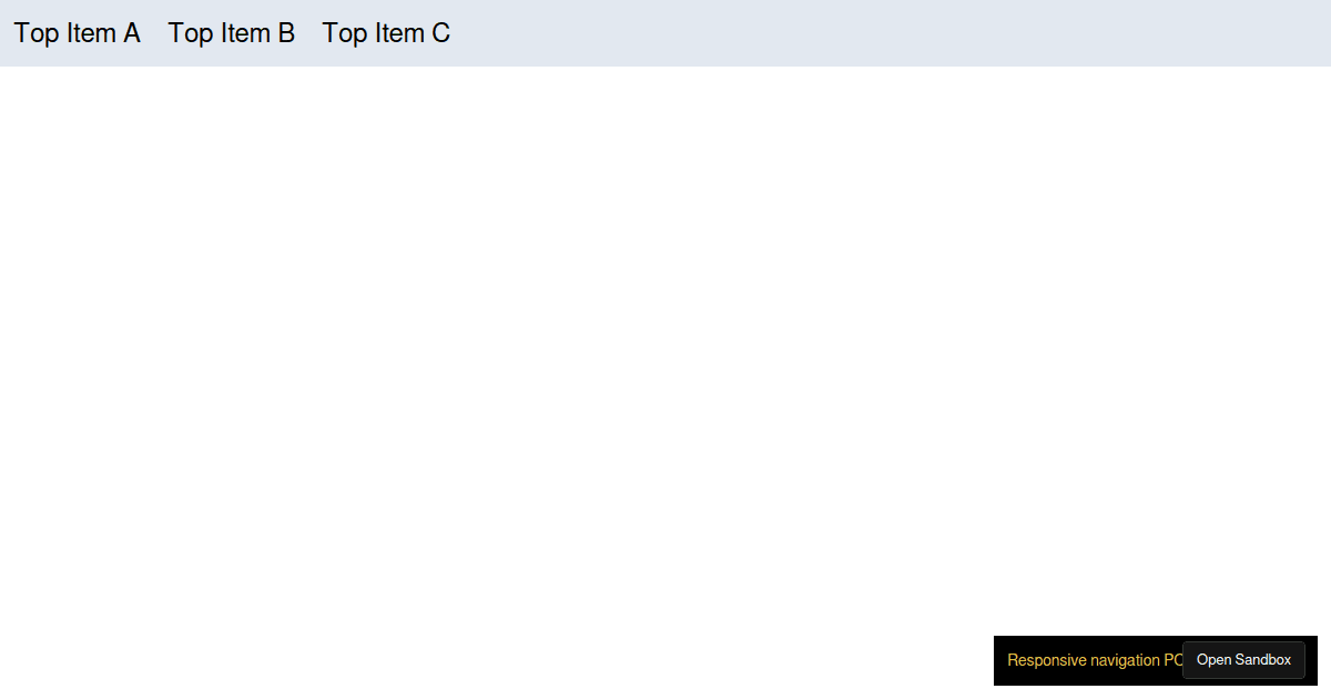 Navigation Poc Codesandbox