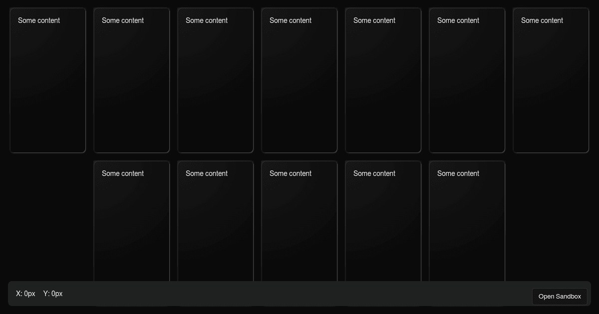 Glass card experiments - Codesandbox