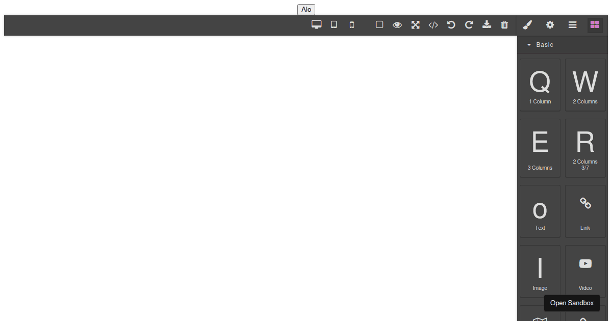 react-grapes-js (forked) - Codesandbox