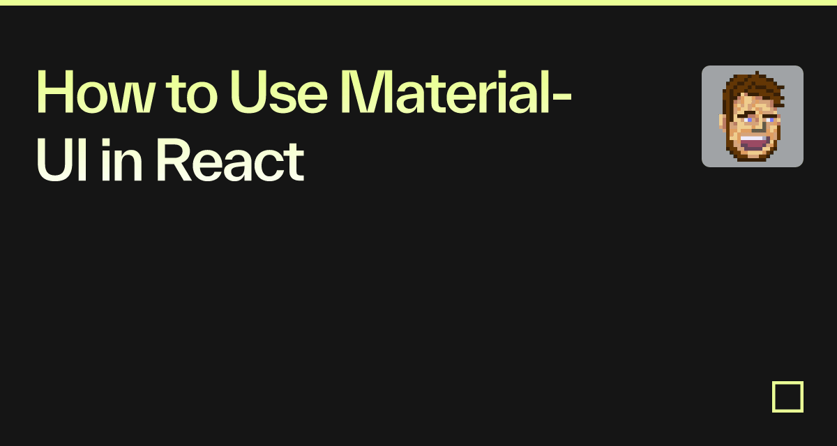 How To Use Material Ui In React Codesandbox