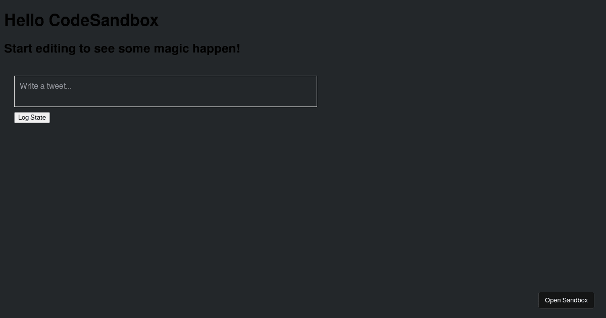 draft.js.test - Codesandbox