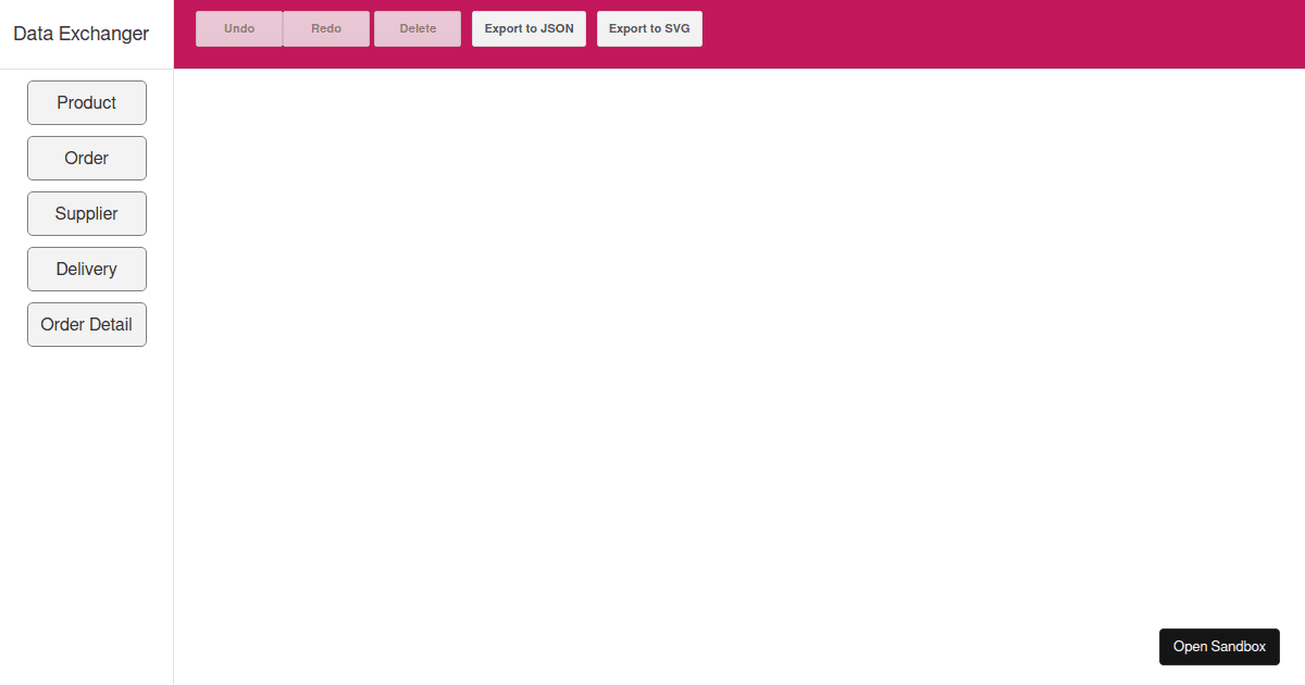 Data Exchanger - Codesandbox