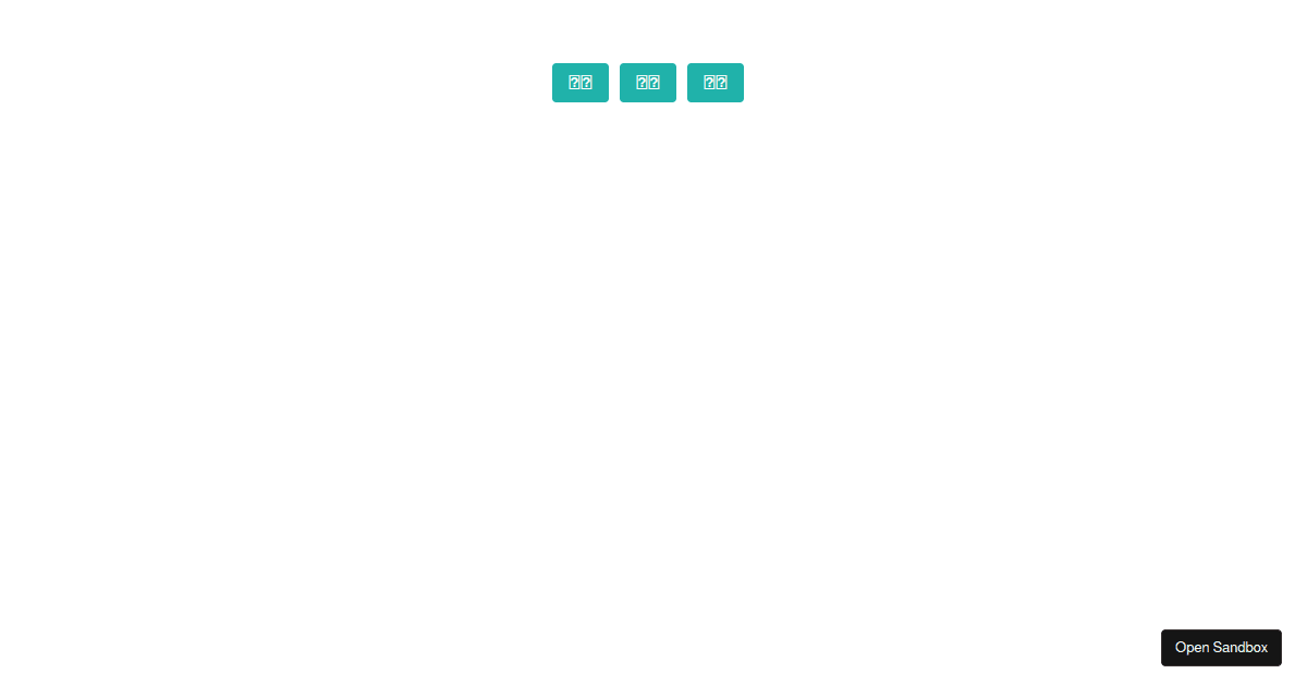Toast popup in React - Codesandbox