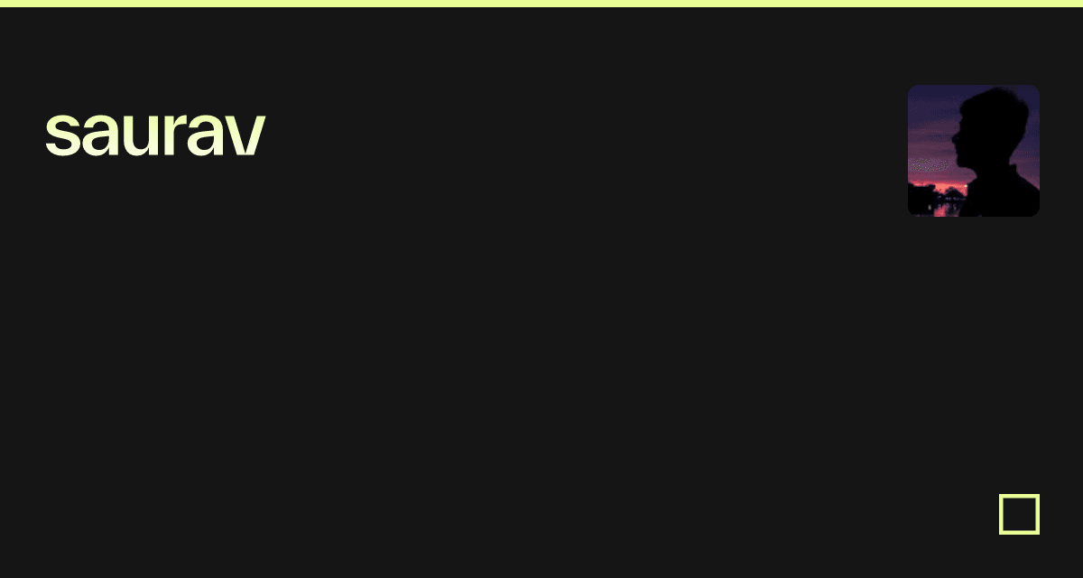 saurav - Codesandbox