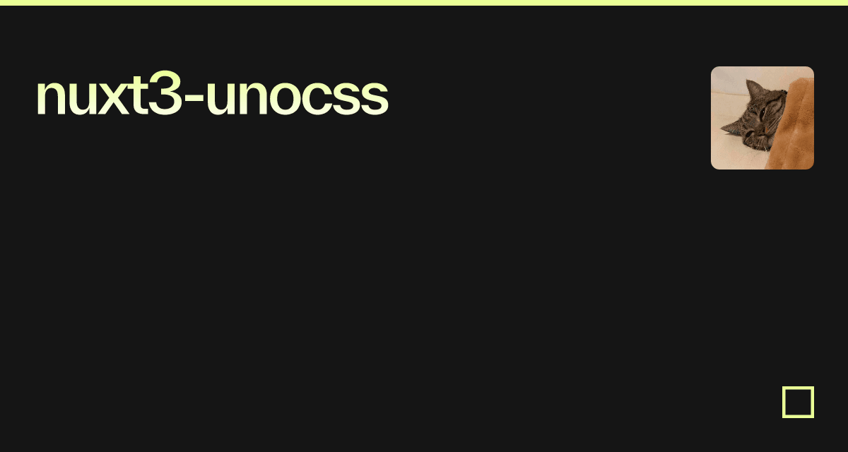 nuxt3-unocss - Codesandbox