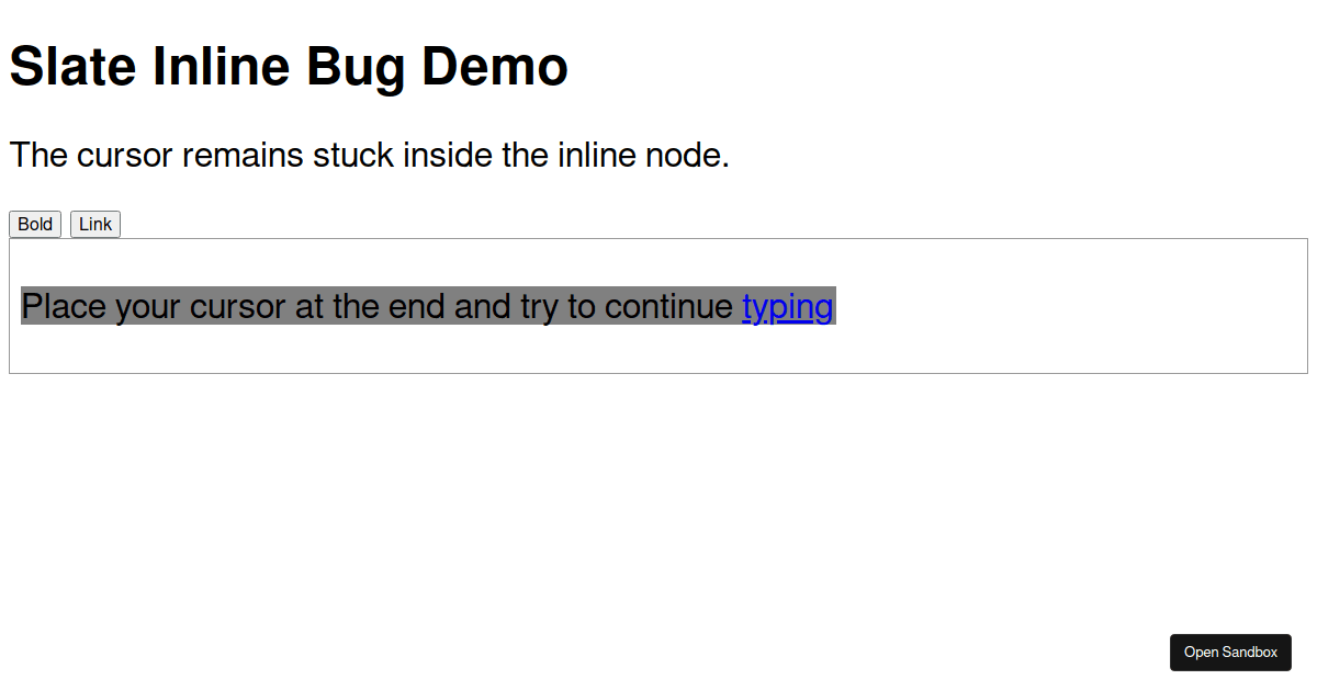 Slate Reproductions (forked) - Codesandbox