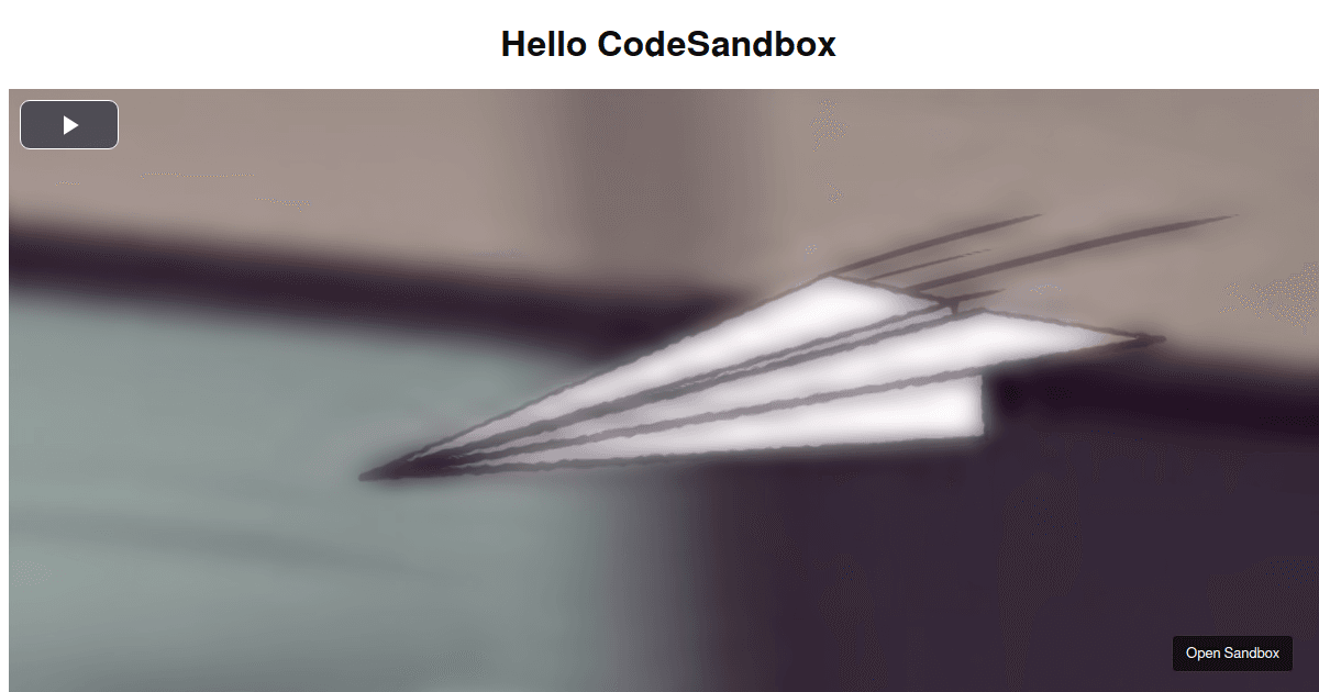 React Videojs Currenttime Forked Codesandbox 3693