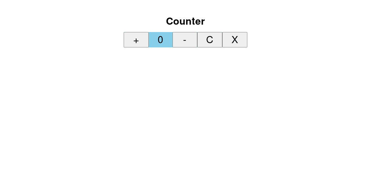 Dom-Counter-start (forked) - Codesandbox