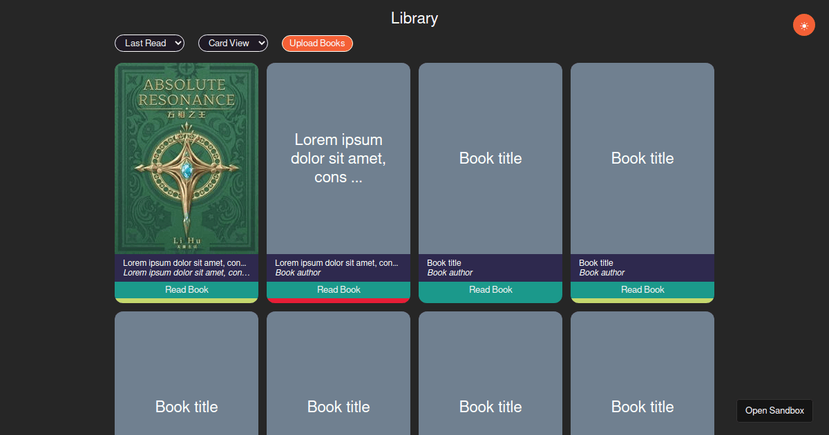 react-library - Codesandbox