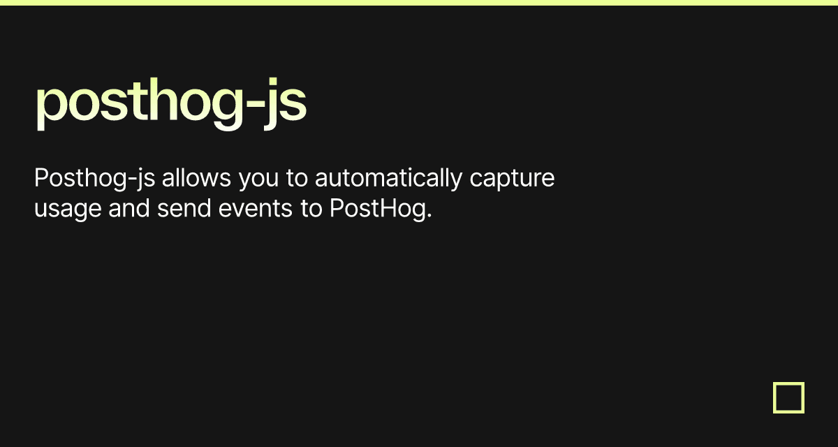 posthog-js - Codesandbox