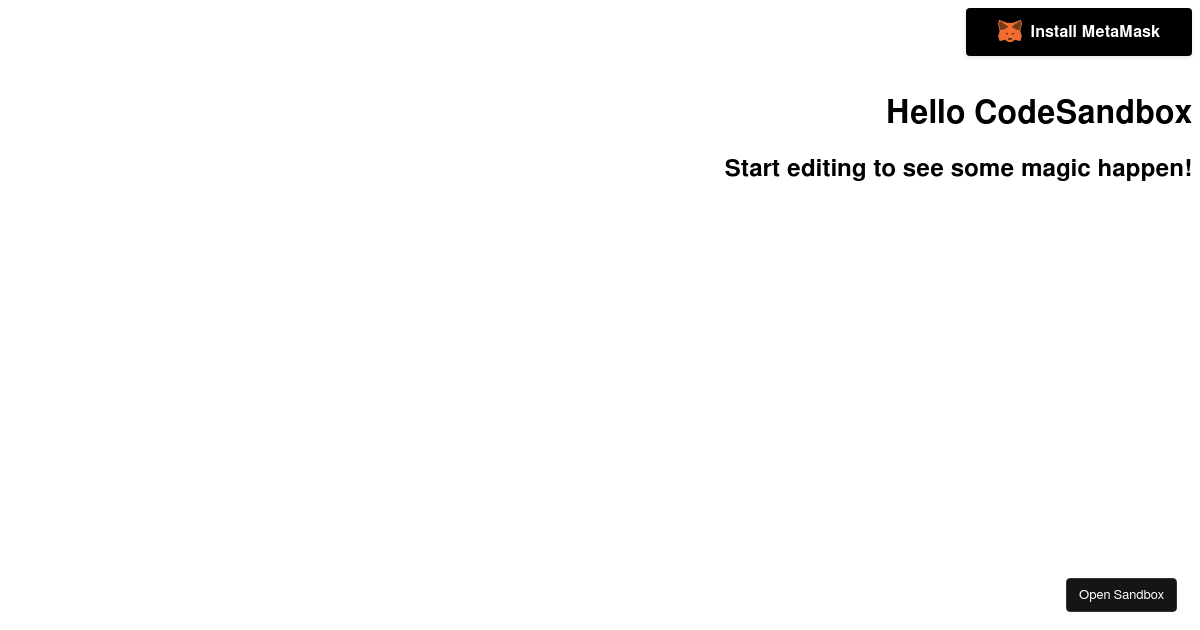 metamask-login-button (forked) - Codesandbox