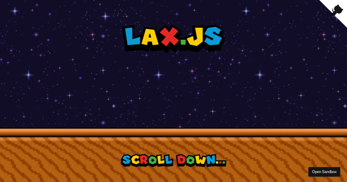 lax-mario-example-html - Codesandbox lax-mario-example-html - Codesandbox