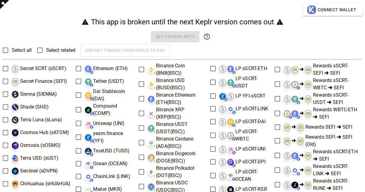 viewing-keys-wizard - Codesandbox