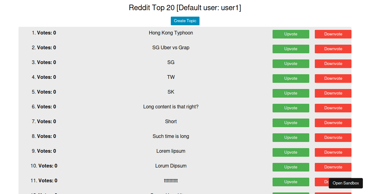 reddit-clone-react - Codesandbox