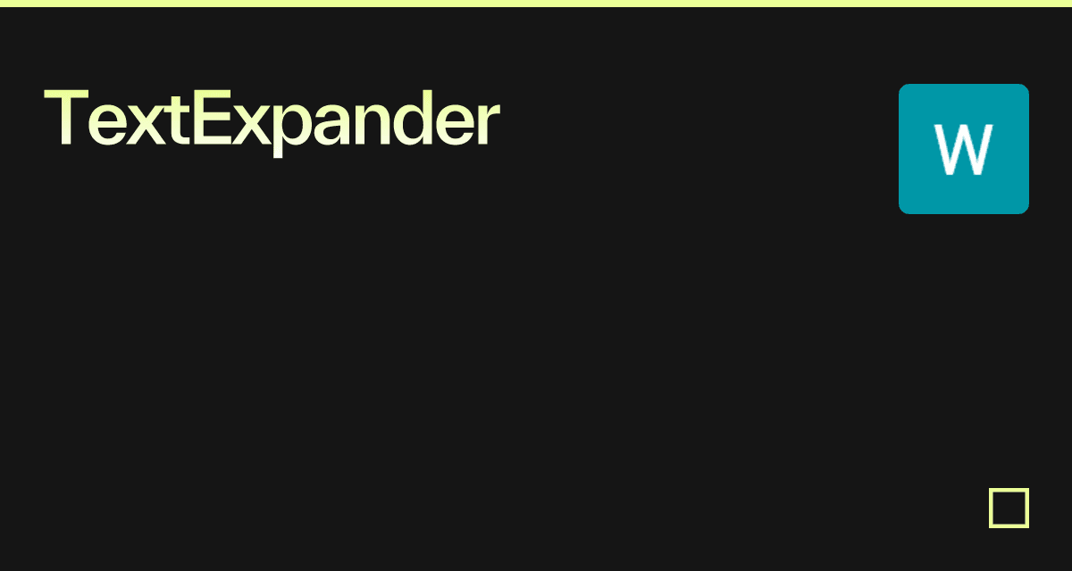 TextExpander - Codesandbox