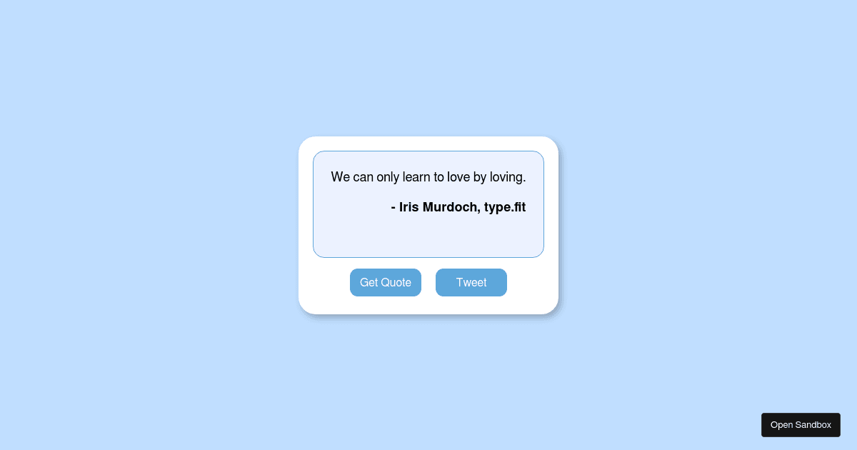quote-generator - Codesandbox