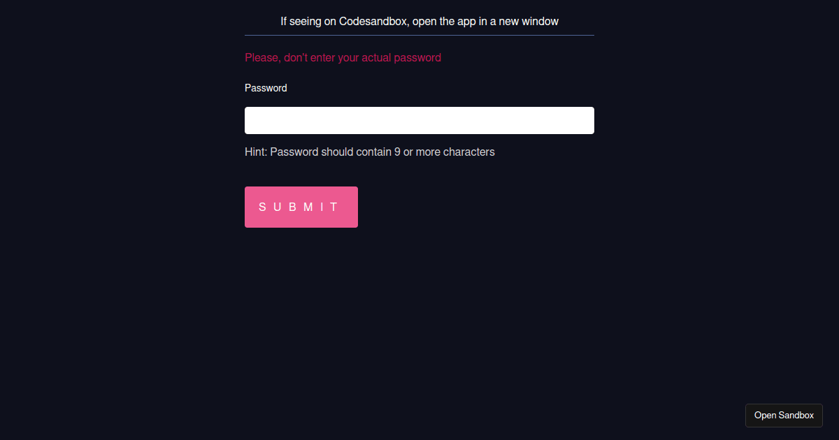 browser-autofill-validation - Codesandbox