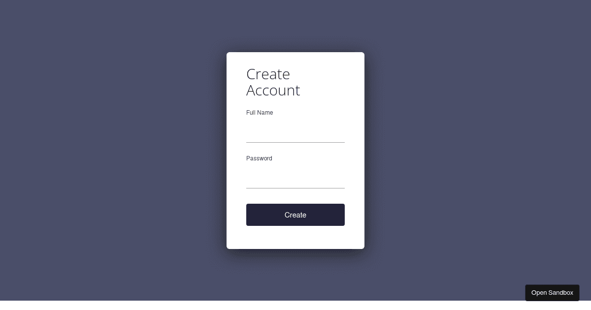 React vali form - Codesandbox