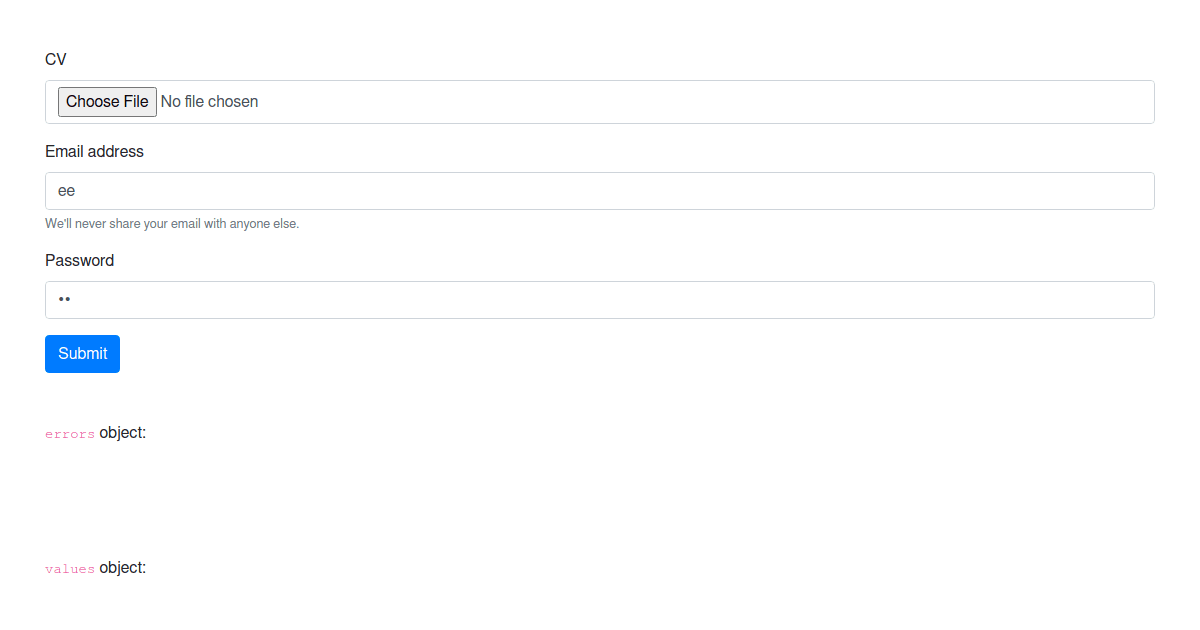hapi + nunjucks + form/payload validation - Codesandbox hapi + nunjucks + form/payload validation - Codesandbox
