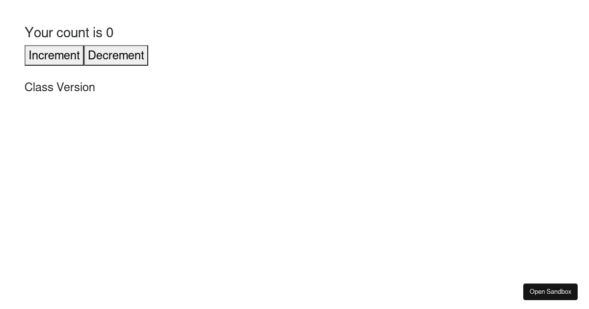 Freecodecamp React Hooks Demo Codesandbox 4827
