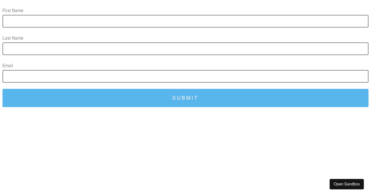 react-fook-form - Codesandbox