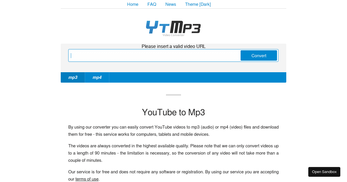 Coverter - Codesandbox
