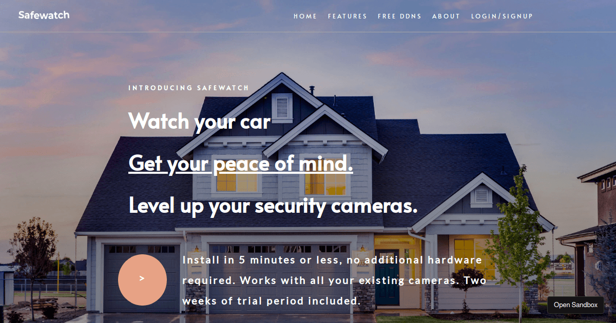 react-landing-page-clone - Codesandbox