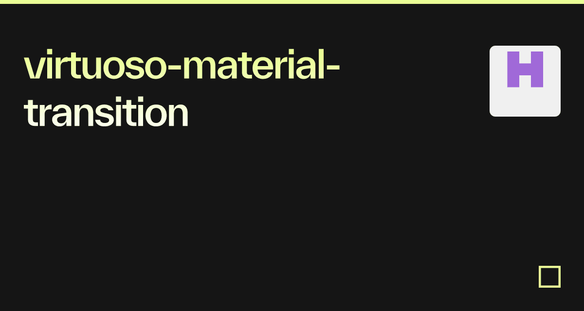 virtuoso-material-transition - Codesandbox