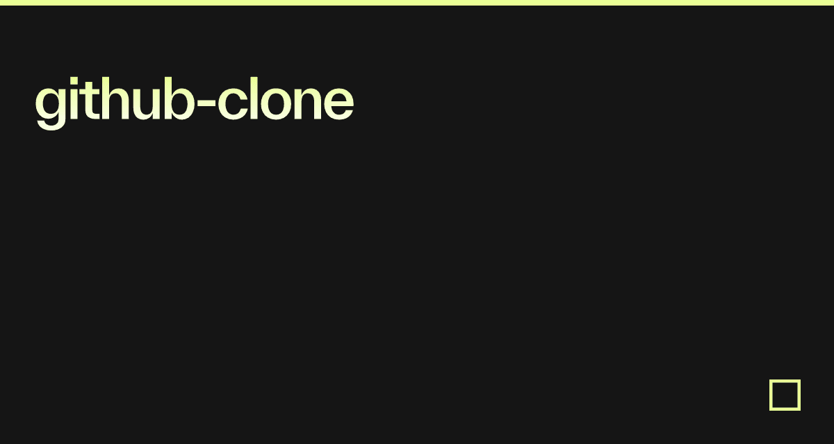 github-clone - Codesandbox