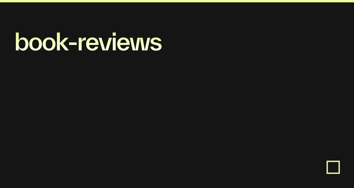 book-reviews - Codesandbox