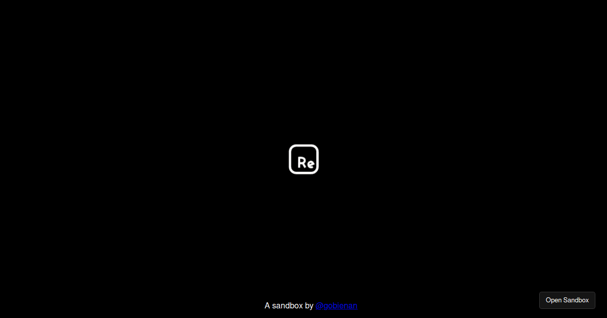 Resoume-Logo-Animation - Codesandbox