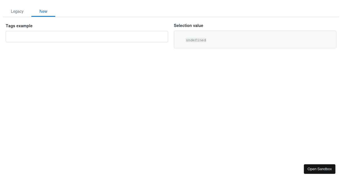 Combobox Demo Codesandbox