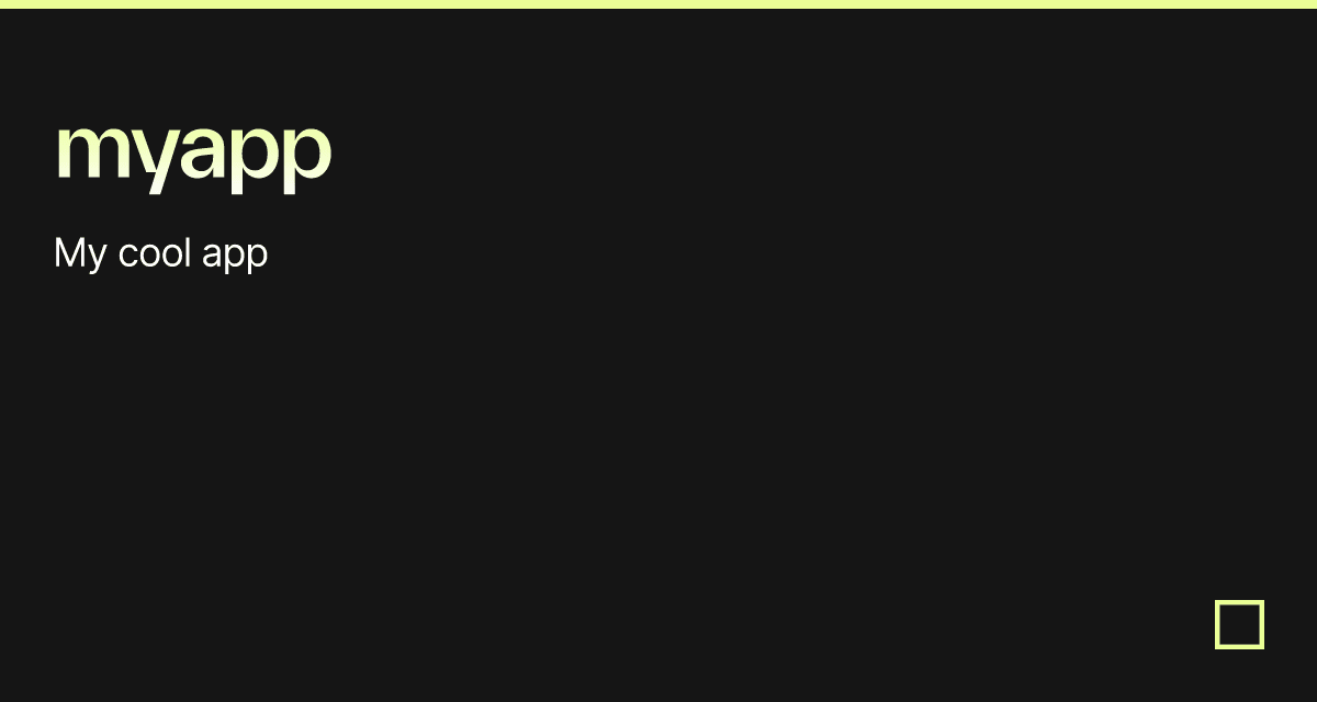 myapp - Codesandbox