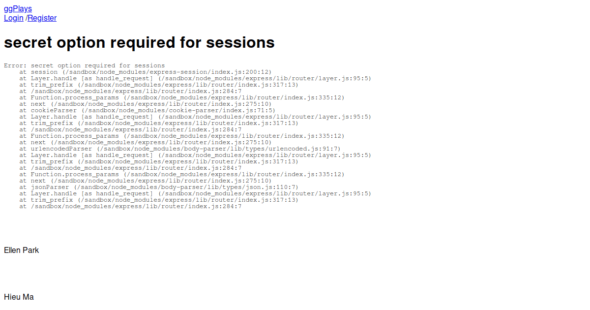 express-project-starter - Codesandbox